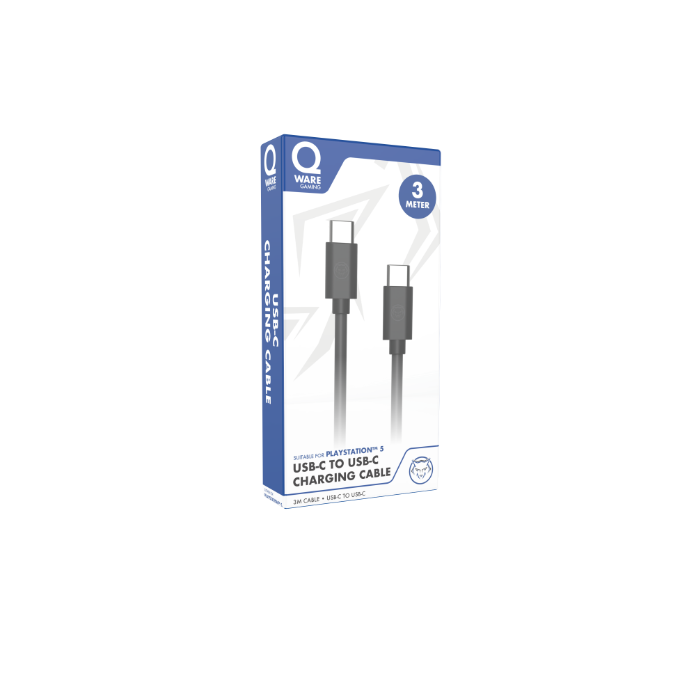 Qware PS5 USB C Cable 3 Meter Qware PS5 USB C Cable 3 Meter